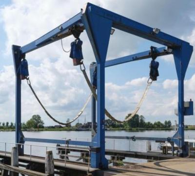 China AC380V 50HZ  Boat Lifting Gantry Crane High Strength Protective Sling Belts for sale