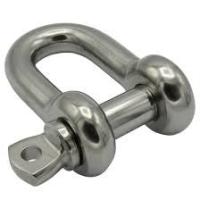 China Ship Industry 316 Stainless Steel D Shackle 10mm 6mm anti corrosion for sale