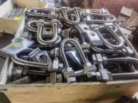 China 304 316 stainless steel U Type Adjustable Shackles  Hoist Crane Parts corrosion proof for sale