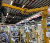 China 2m~25m lifting Movable Double Arm Cantilever Jib Crane Wall Type Or Column Type for sale