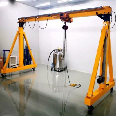 China 380V 50Hz 3Ph  Workshop Portable Gantry Crane Differ Height 2m-10m Span for sale
