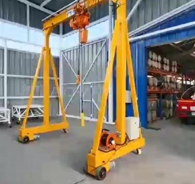 China Eletric Driven Trackless Portable  Gantry Crane With Remote Controller for sale