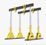 China Collecting Stations 100 Ton Hydraulic Gantry Crane For Large Assembly Workshops for sale