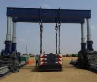 China Power Generation Plant Workshops Hydraulic Gantry Crane Wide Track for sale