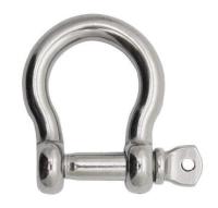 China Customizable Anchor Steel Bow Shackle 300 Series High Rigidity Abrasion Proof for sale