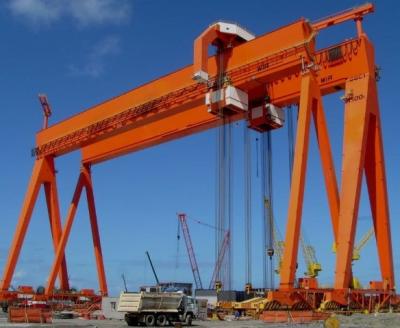 China 50t~800ton Rail Gantry Crane Shipbuilding Crane Multiple Functions for sale