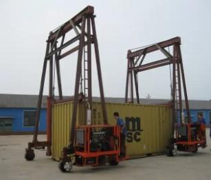 China Fast Moving Different Scenes Wheeled Mobile Gantry Cranes For Various Construction for sale