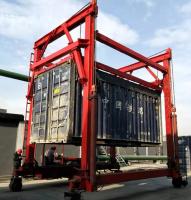 China Small Space Rtg Rubber Tyred Gantry Cranes Simple Operation for sale