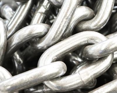 China High Load Capacity Studless Anchor Chain Anti Corrosion Coating On The Surface for sale