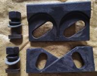 China High Durability And Strength Track Clamp Hoist Crane Parts  Easy To Install Maintain for sale