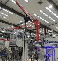 China Yellow Double Arm Jib Crane 0.5t ~ 50t Load Capacity for sale