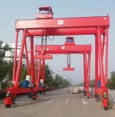 China Outdoor Single Beam Tyre RTG Cranes Customized Lightweight for sale