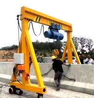 China Portable Electric Gantry Crane Respectable Load Capacity High Flexibility for sale