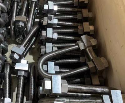 China U Bolt With Splints Hoist Crane Parts Of Different Thicknesses for sale