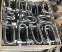 China U Bolt With Splints Hoist Crane Parts Of Different Thicknesses for sale