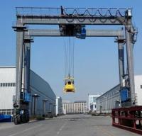 China 100/50t Mobile Portal Crane With Automated Stacking for sale