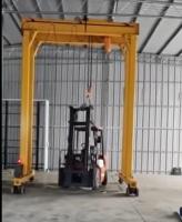 China 20t Low Headroom Twin Girder Mobile Lifting Gantry Electric Low Plant Height for sale