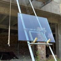 China Custom Safe Electric Cargo Ladder Lifter 200Kg For Doors And Windows Photovoltaic Panel Lift for sale