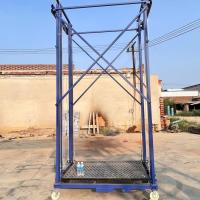 China Electrical Scaffolding Lift 500Kg 6m Height made by Steel Pipes Electric Lifting Scaffold for sale