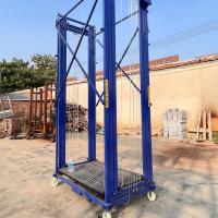 China Electrical Scaffolding Lift 500Kg 6m Height made by Steel Pipes Electric Lifting Scaffold for sale