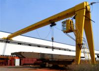 China 32t Single Girder Electric Hoist Semi Gantry Cranes Easy Operated for sale