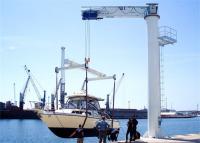 China 90 360 Degree Boat Jib Crane for sale