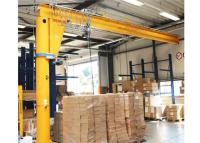 China 360 Degrees 2 Tons Floor Mount Jib Crane Hoist Liftng Height 4m for sale