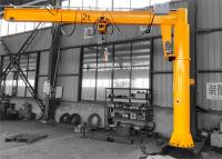 China Column Mounted 2 Ton Jib Crane Hoist Floor Pedestal Slewing Pillar Jib Crane for sale