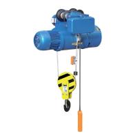 China Warehouse Blue CD MD Electric Wire Rope Hoists 3 Ton 500kg for sale