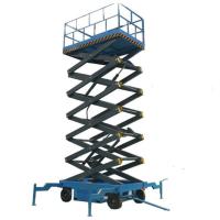 China 3M-15M Mobile Electric Scissor Lift Hydraulic Aerial Work Platform Hoist Crane Parts for sale
