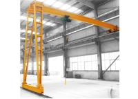 China 200kn Single Beam Electric Hoist Half Gantry Crane 10 Ton for sale