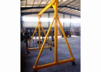 China 45m/Min Euro Type Hoist Mini 1 Ton Gantry Crane Single Girder for sale