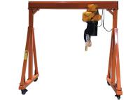 China 380V 50Hz 3Ph 10t Portable Gantry Crane Adjustable Lifting Height for sale