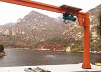 China Pillar Rotary Yacht Vessel Boat Jib Crane 0.1-20m/Min Swing Arm Crane for sale