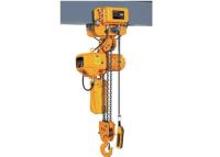 China 3 Phase 3 Ton High Speed Electric Chain Block Hoist With Trolley for sale