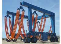 China A5 A8 Wharf Dock Traveling Wheels Boat Hoist Crane Remote Control for sale