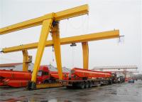China MH Single Girder 800t Rail Gantry Crane Outdoor With Hoist Box Structure for sale