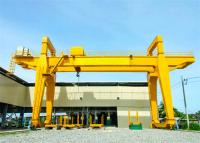 China Double Girder Rail Mounted Gantry Crane 20 Ton 50 Ton With Trolley for sale