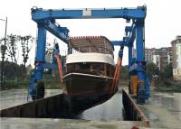 China ISO SGS 30 Ton Marine Straddle Boat Hoist Crane Customized for sale