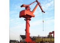 China Four Link Pedestal 5t Portal Jib Crane Rail Mobile Harbour Material Handling for sale
