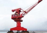 China 5t-60t Portal Slewing Shipyard Port Cranes Four Link Luffing Jib Crane for sale