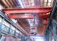 China Heavy Duty Steel Overhead 3P Ladle Crane For Steel Plant To Lift Molten Metal for sale