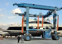 China 1200t Mobile A5 Rubber Tired Gantry Crane Yacht Handling Boat Lifting for sale