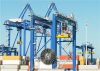 China Lifting Equipment RMG Rail Traveling Type Container Gantry Crane For Shipyard for sale