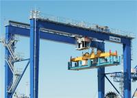 China Lifting Equipment RMG Rail Traveling Type Container Gantry Crane For Shipyard for sale