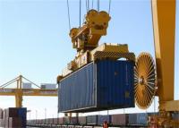 China Sea Port RMG Rail Mounted Container Gantry Crane Double Girders Beams 60t 100t for sale