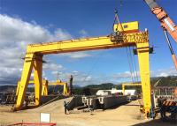 China Outdoor Indoor Electric Trolley Double Girder Gantry Crane Track Mounted for sale