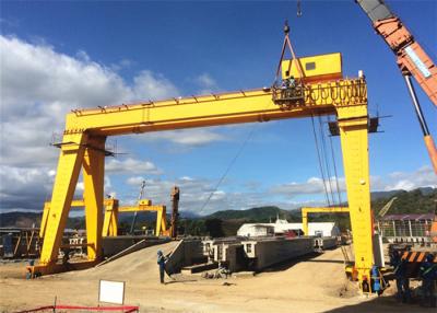 China Outdoor Indoor Electric Trolley Double Girder Gantry Crane Track Mounted for sale