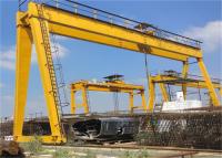 China Outdoor Indoor Electric Trolley Double Girder Gantry Crane Track Mounted for sale
