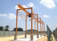 China Crane Lifting Equipment Fixed Type Monorail Beam Hoist Gantry Crane for sale